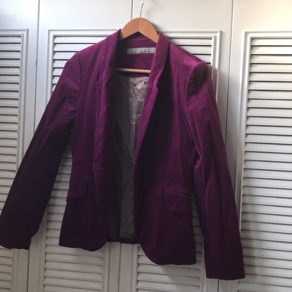 Zara | Jackets & Coats | Zara Velvet Blazer | Poshmark
